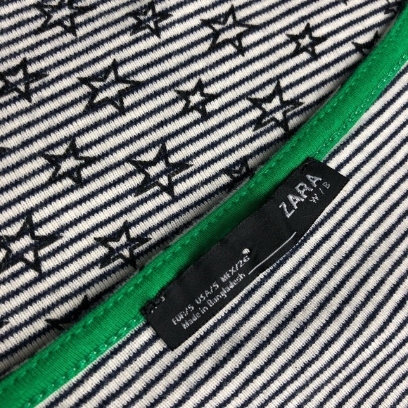 Tops | 34 Sleeve Stars Stripe Fitted Shirt | Poshmark